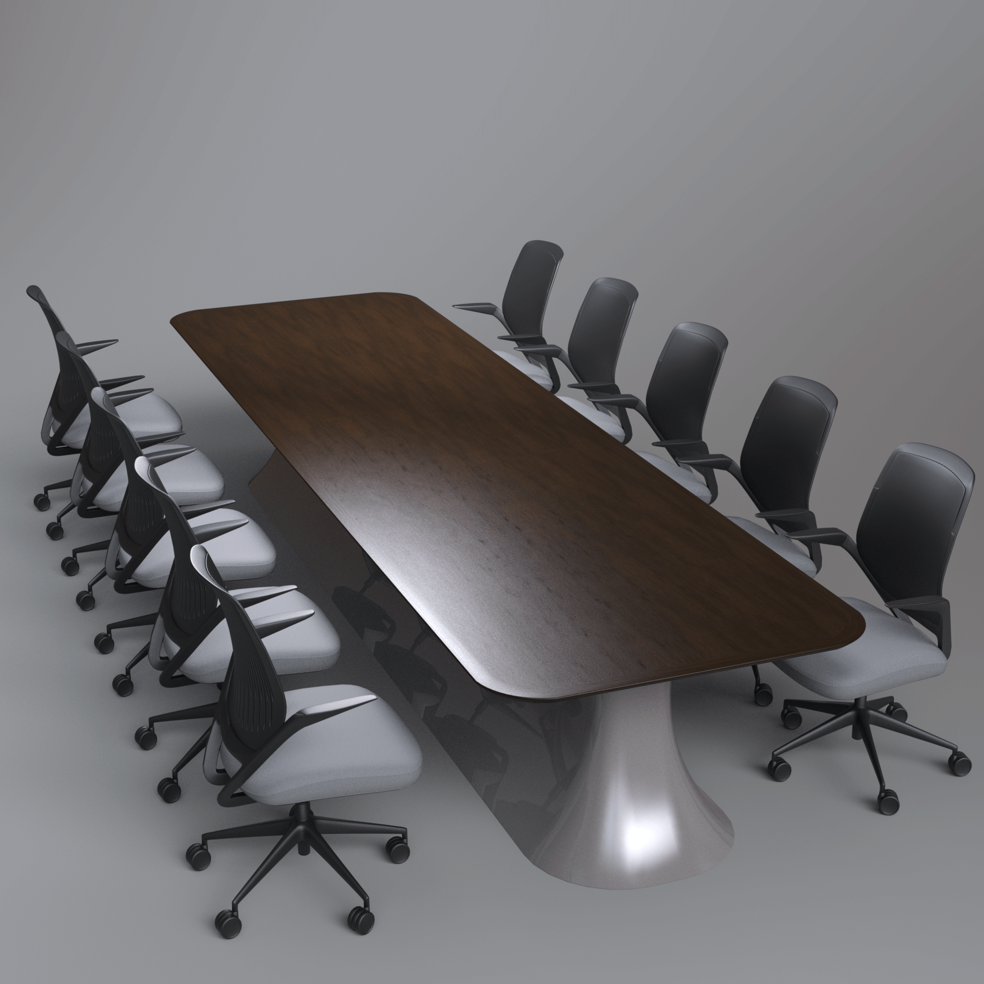Master Conference Table 2 3D Render, Digital Art by AQ3D