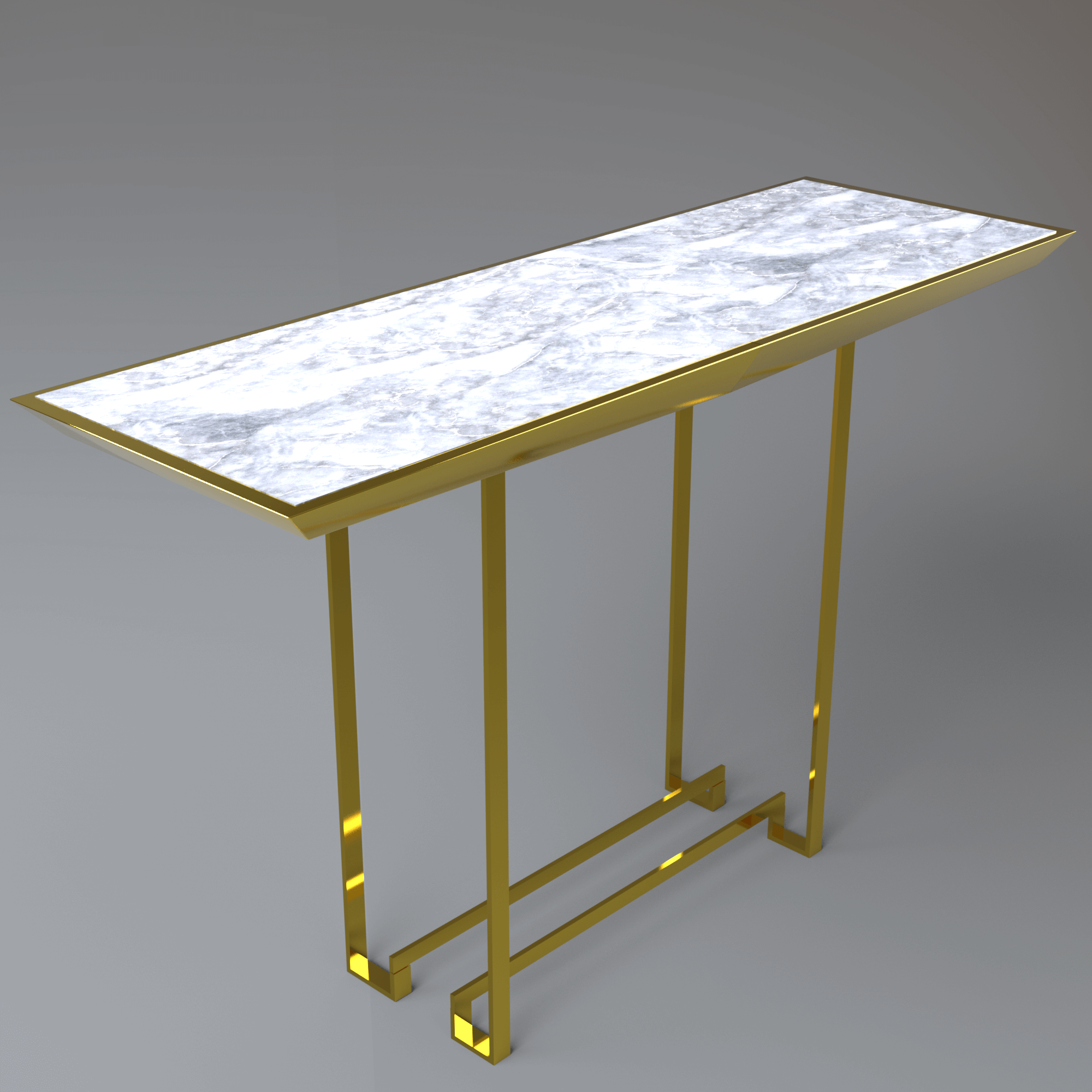 Master Console Table 5 3D Render, Digital Art by AQ3D
