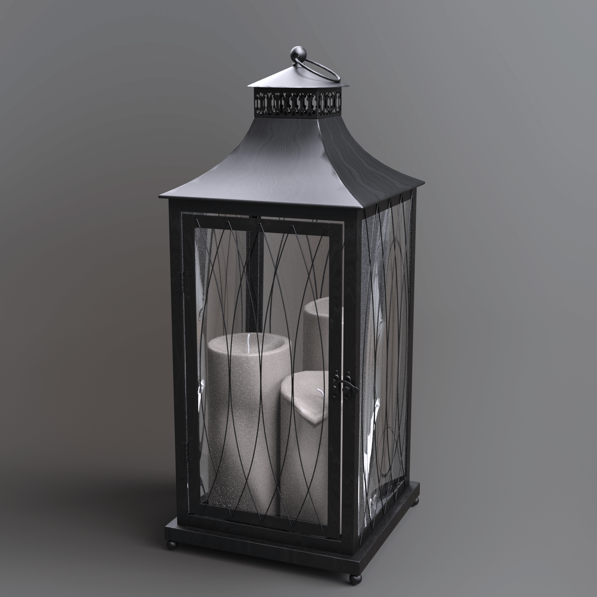 Master Lantern 2 3D Render, Digital Art by AQ3D