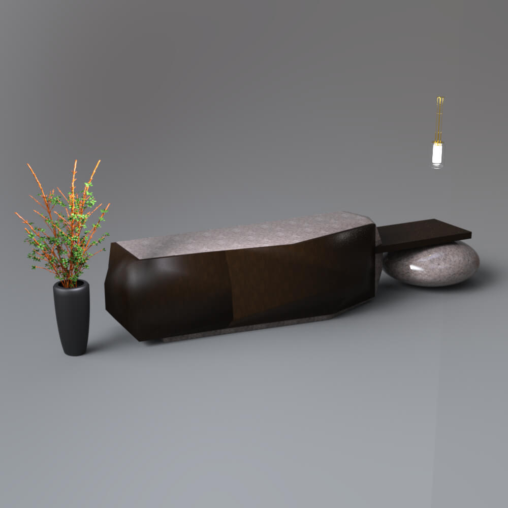 Master Reception Desk 4 3D Render, Digital Art by AQ3D