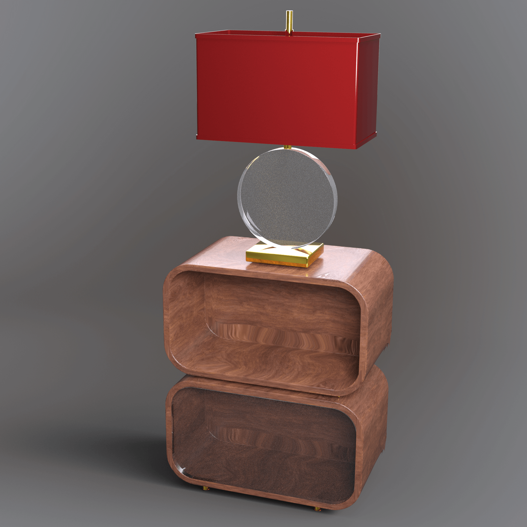 Master Side Table 2 3D Render, Digital Art by AQ3D