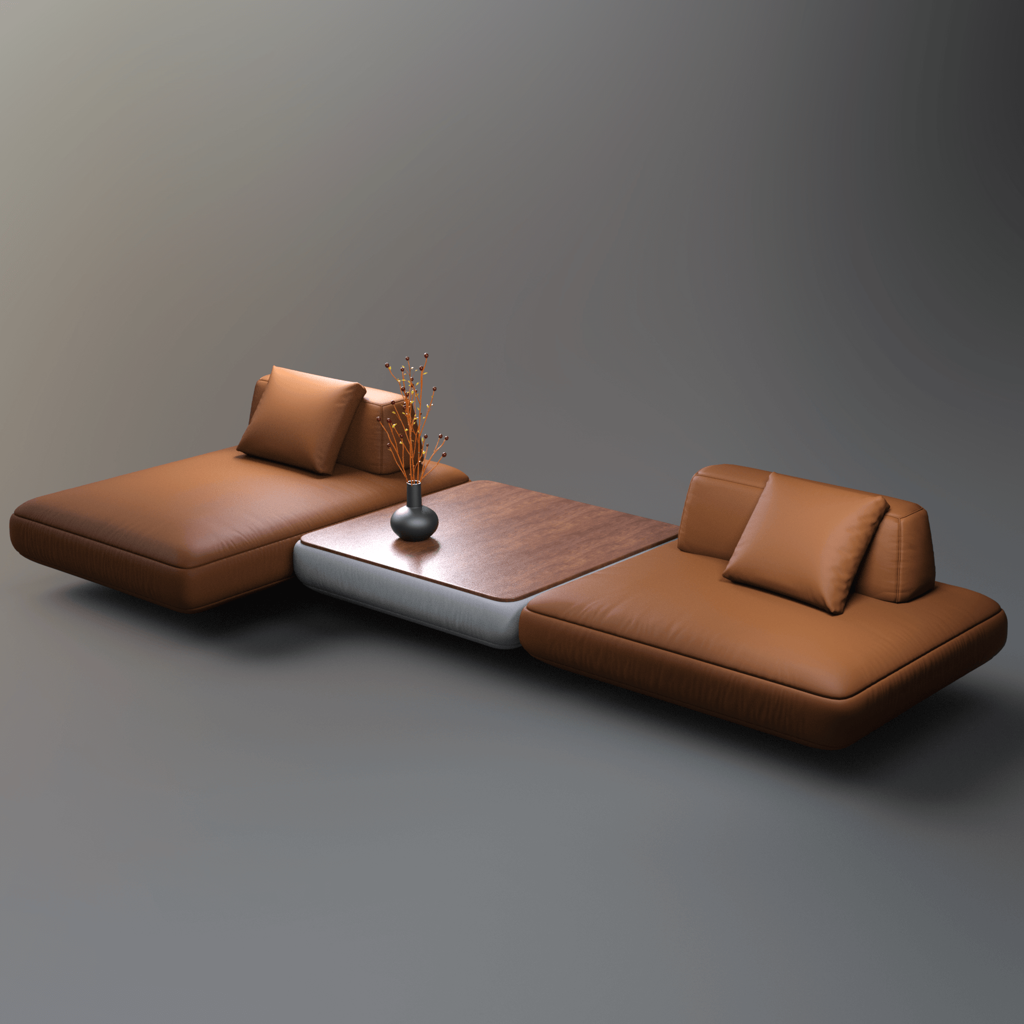 Master Sofa 107 3D Render, Digital Art by AQ3D