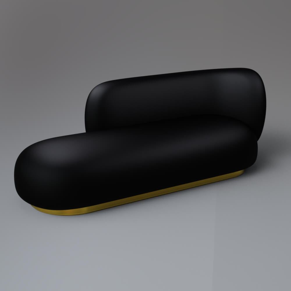 Master Sofa 131 3D Render, Digital Art by AQ3D