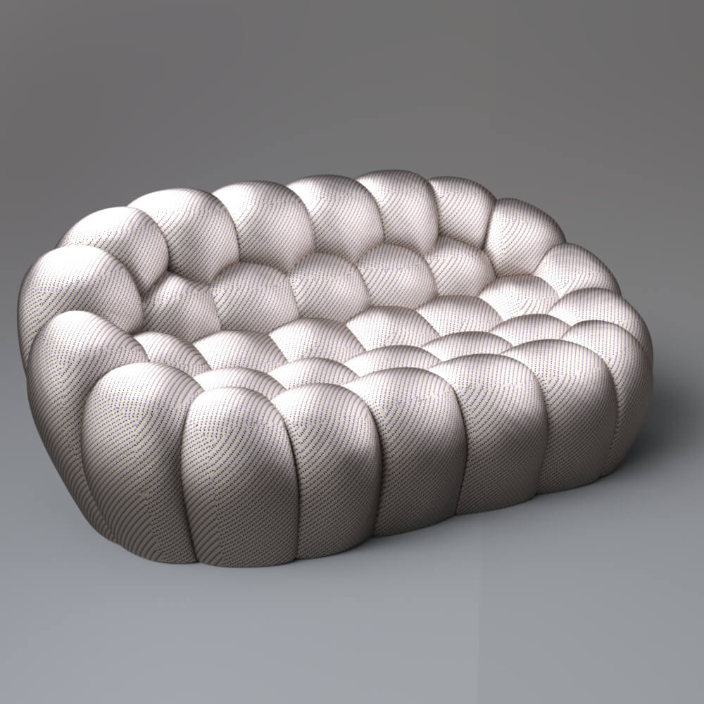 Master Sofa 133 3D Render, Digital Art by AQ3D