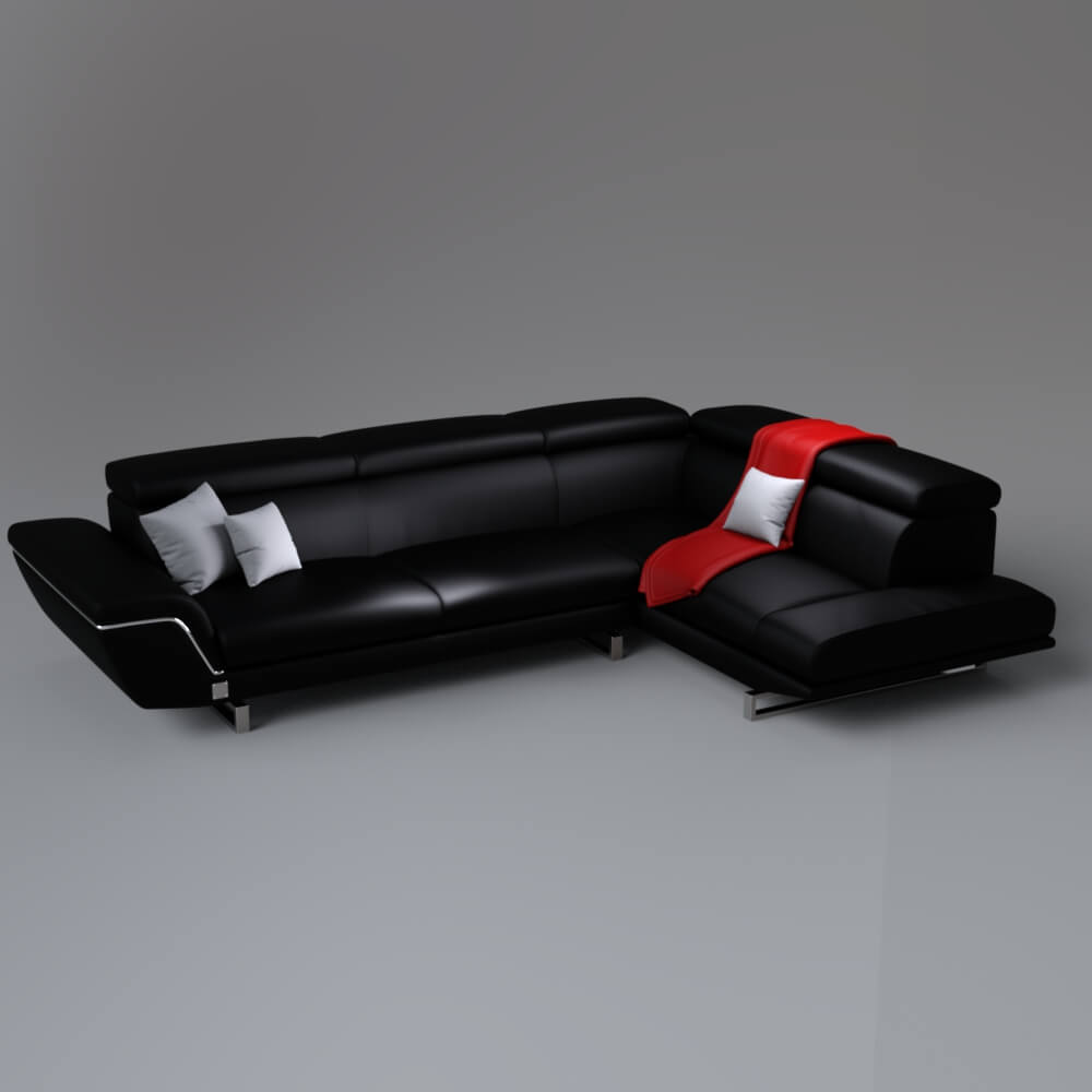 Master Sofa 144 3D Render, Digital Art by AQ3D