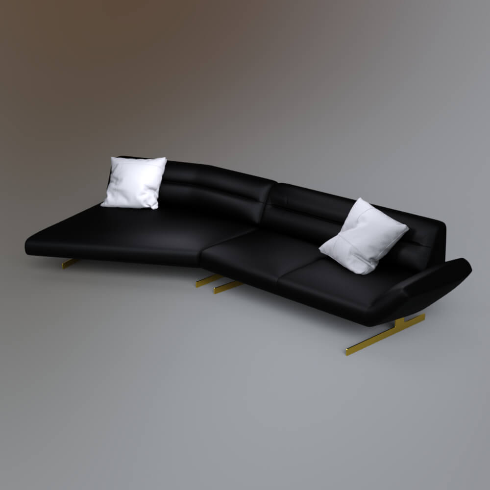 Master Sofa 179 3D Render, Digital Art by AQ3D