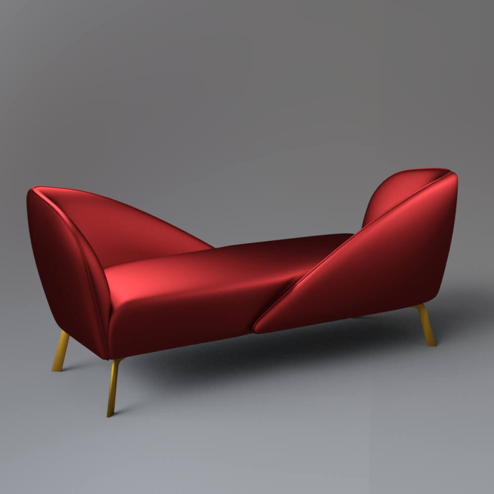 Master Sofa 183 3D Render, Digital Art by AQ3D