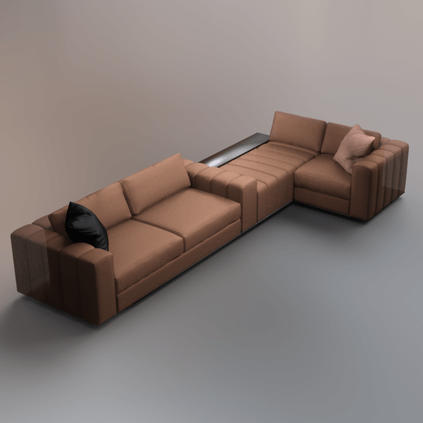 Modern Sofa 3D Render | RenderHub Gallery