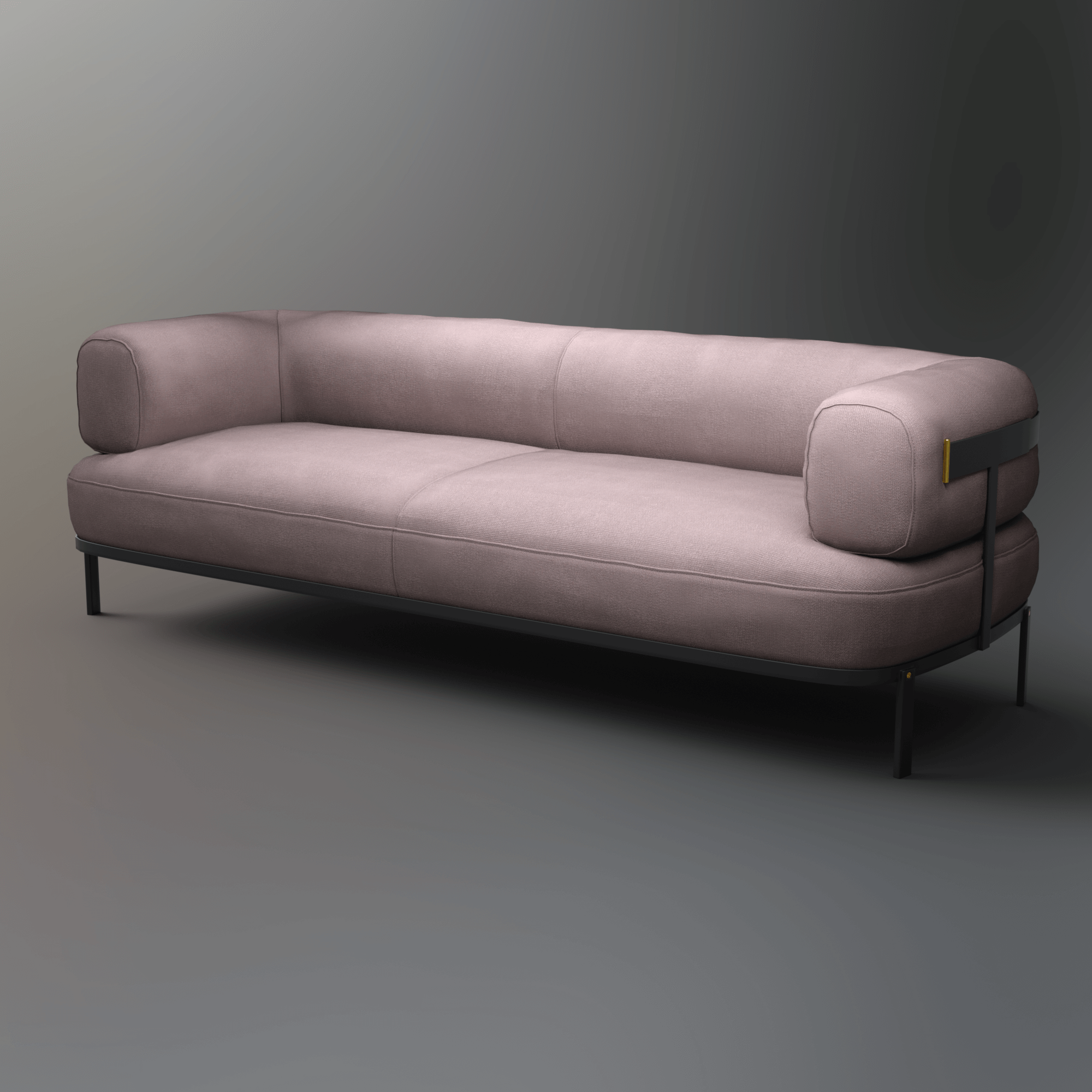 Master Sofa 25 3D Render, Digital Art by AQ3D