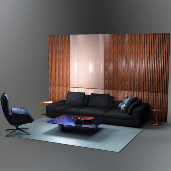 Mini Sofa 3D Render | RenderHub Gallery