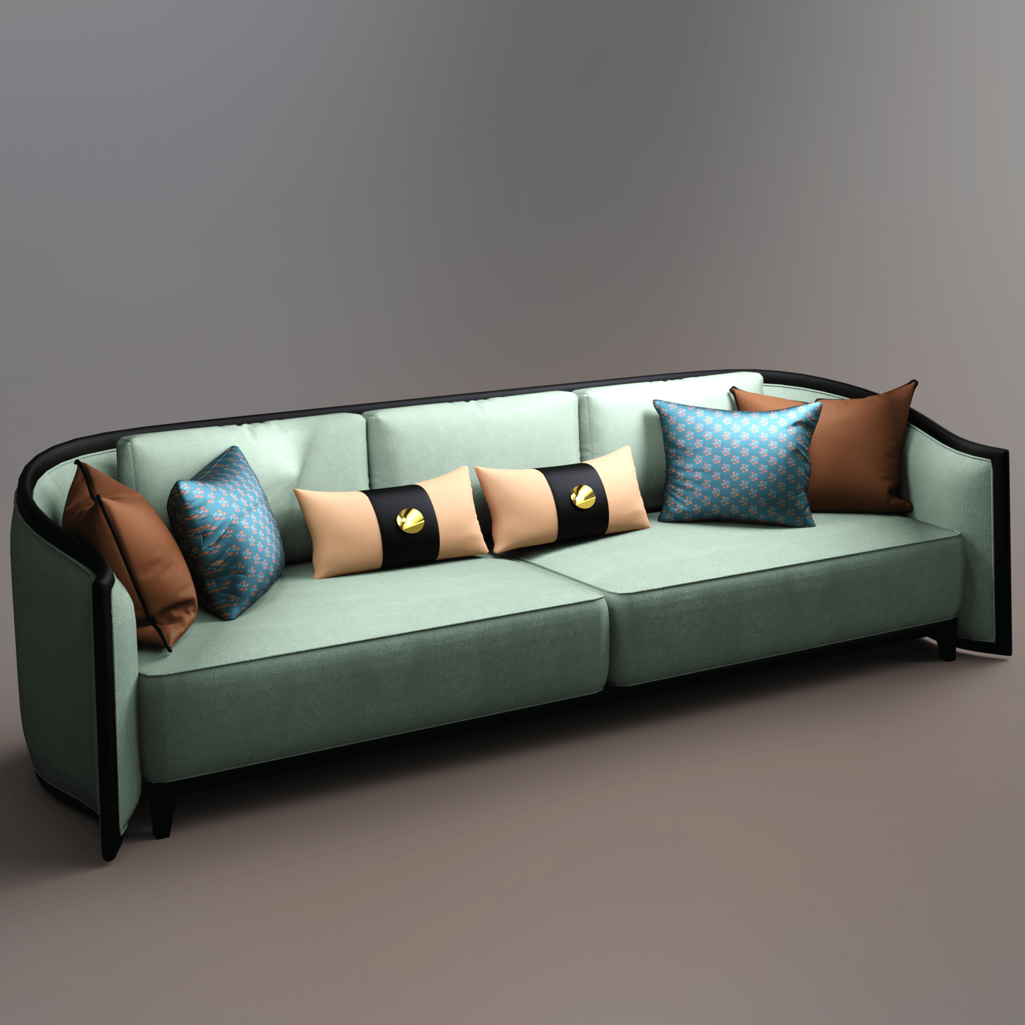 Master Sofa 30 3D Render, Digital Art by AQ3D