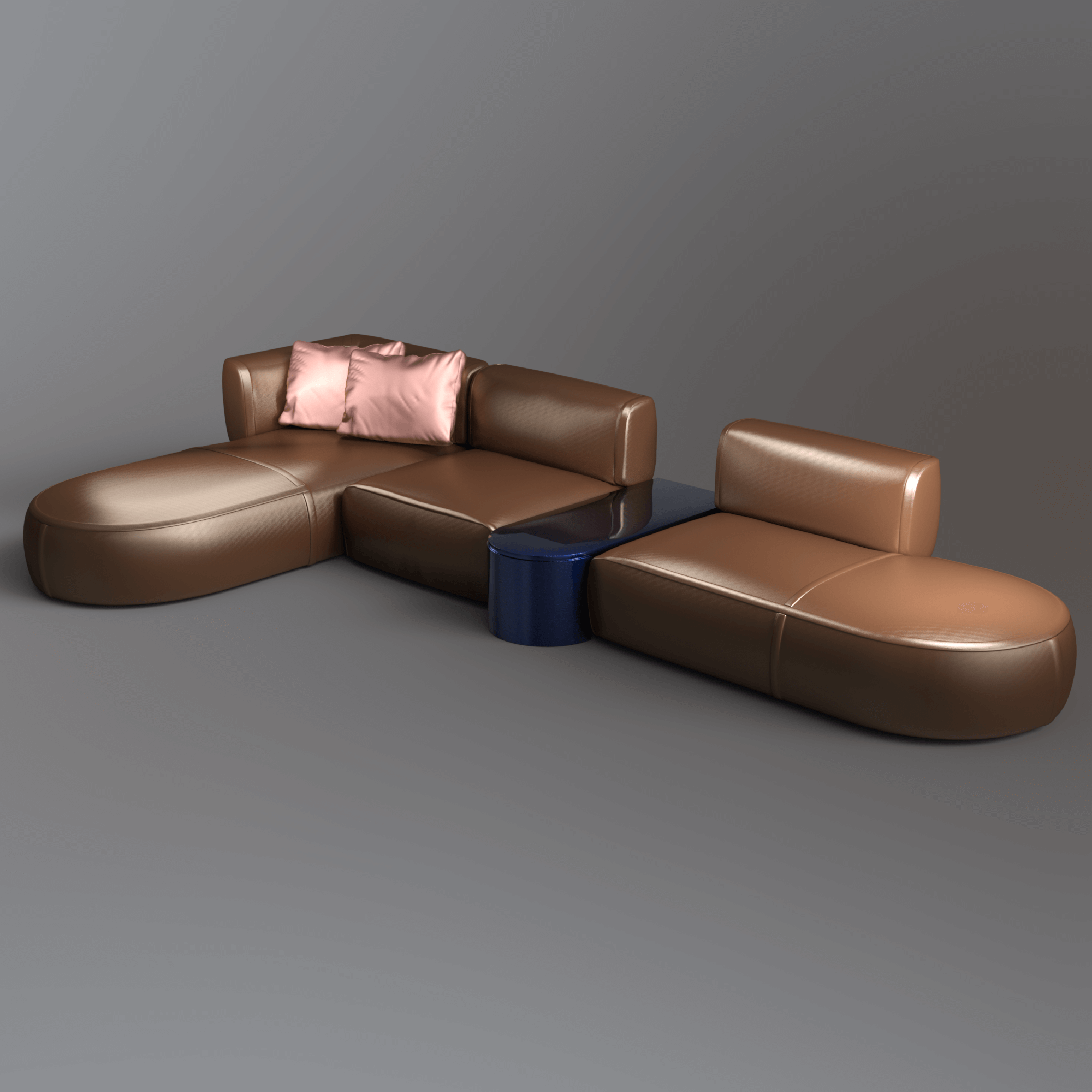 Master Sofa 35 3D Render, Digital Art by AQ3D