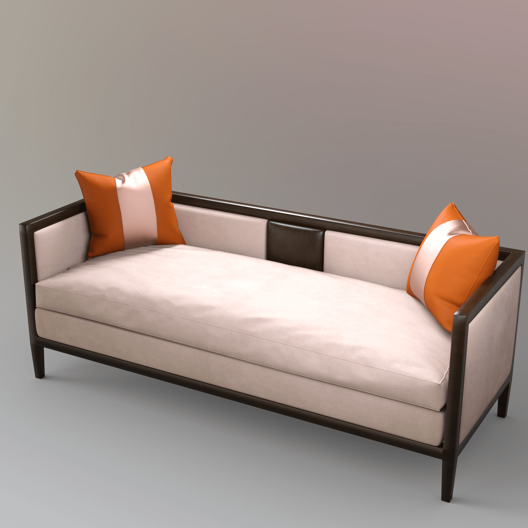Master Sofa 52 3D Render, Digital Art by AQ3D