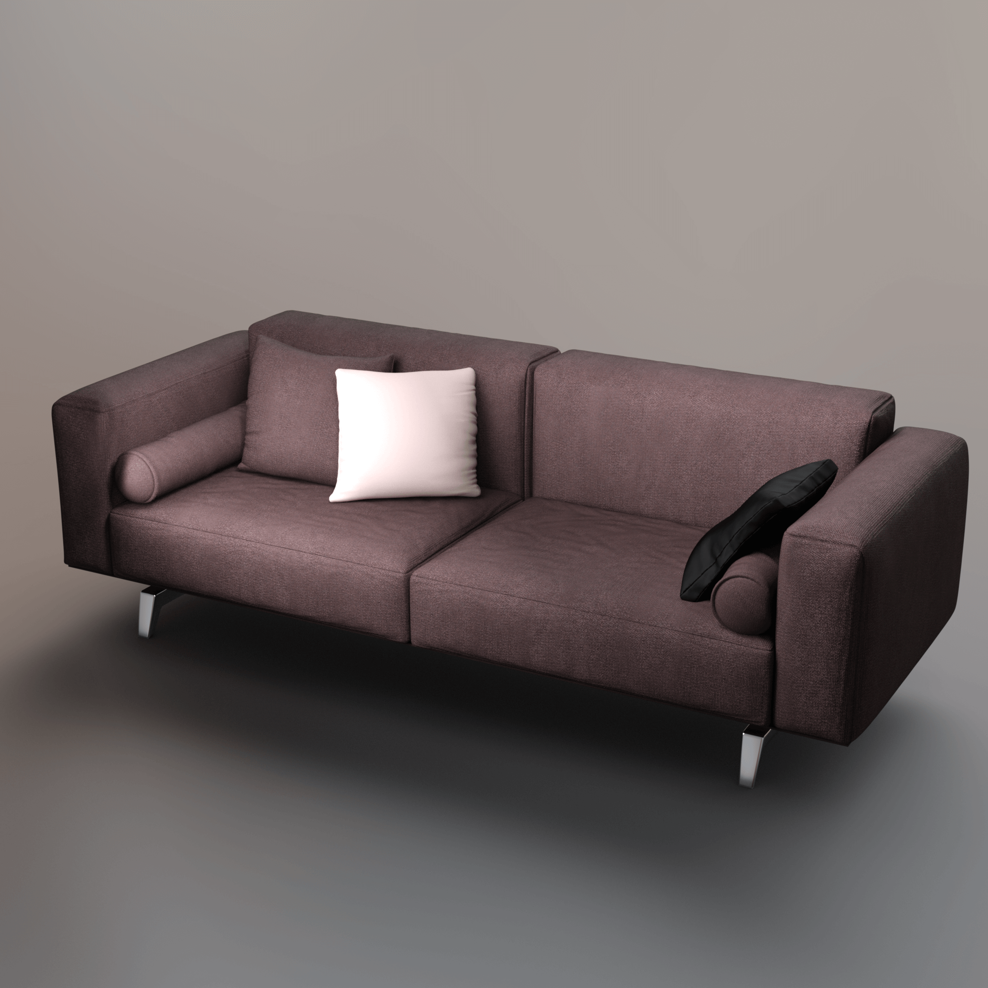 Master Sofa 56 3D Render, Digital Art by AQ3D