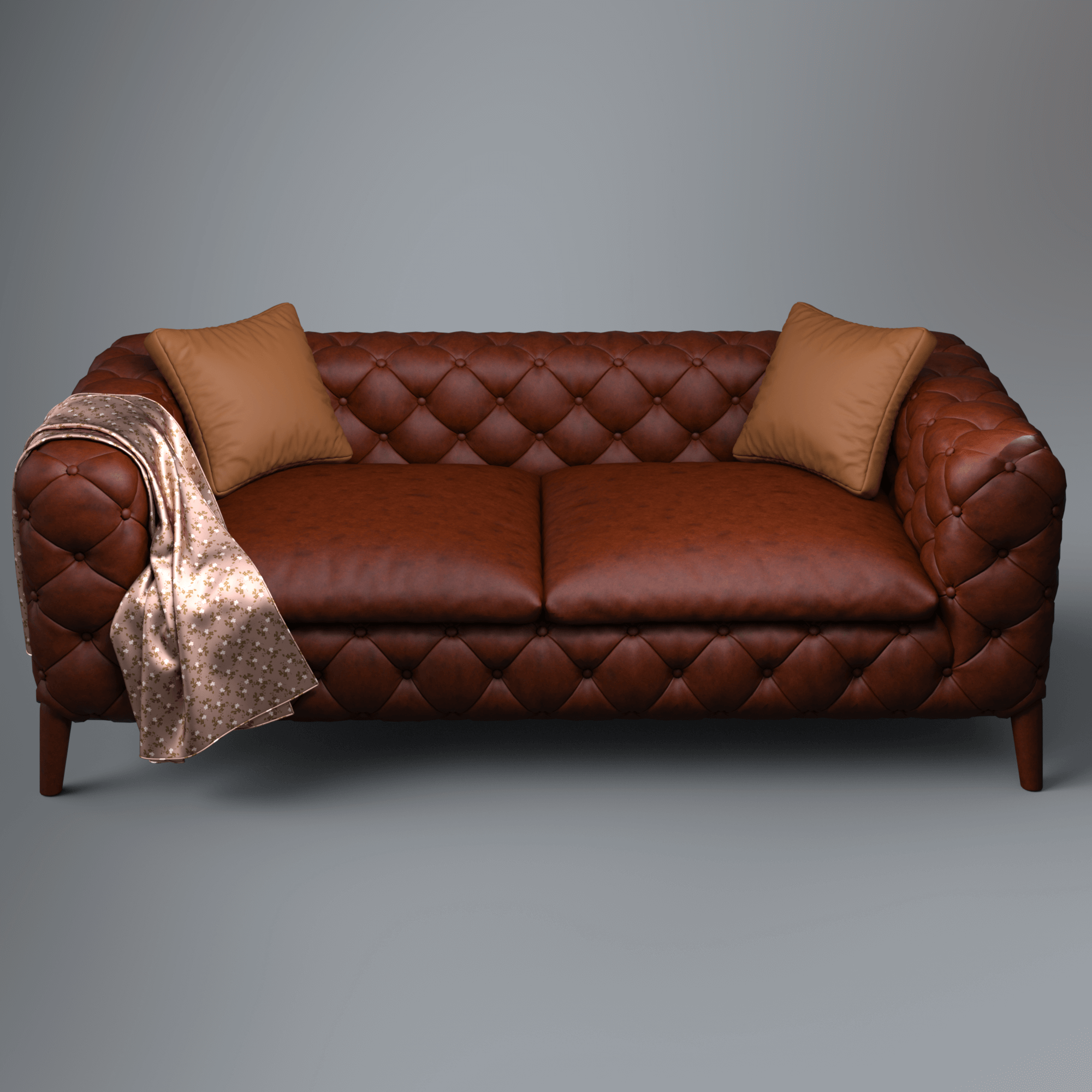 Master Sofa 60 3D Render, Digital Art by AQ3D