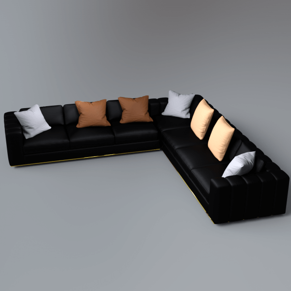 Master Sofa 32 3D Render, Digital Art by AQ3D