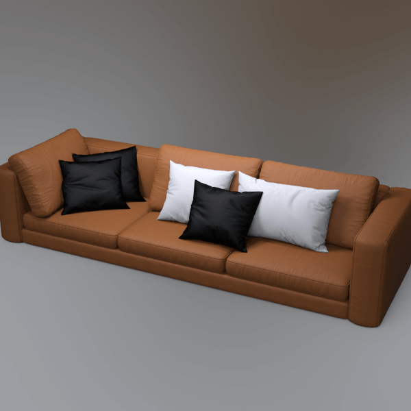 Master Sofa 30 3D Render, Digital Art by AQ3D