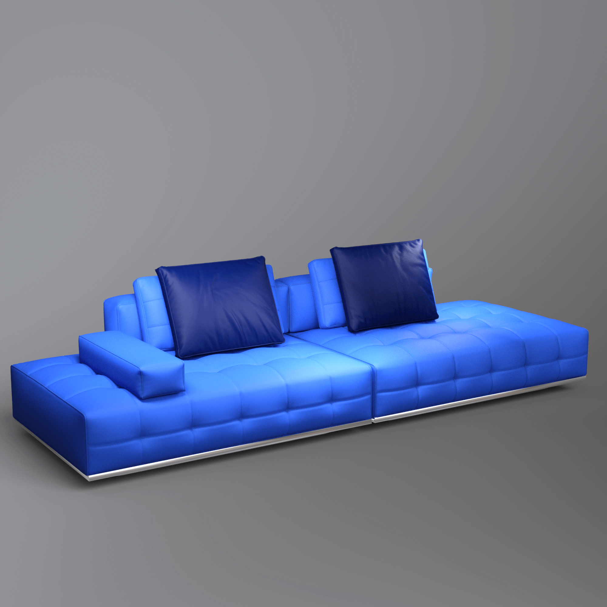 Master Sofa 85 3D Render, Digital Art by AQ3D