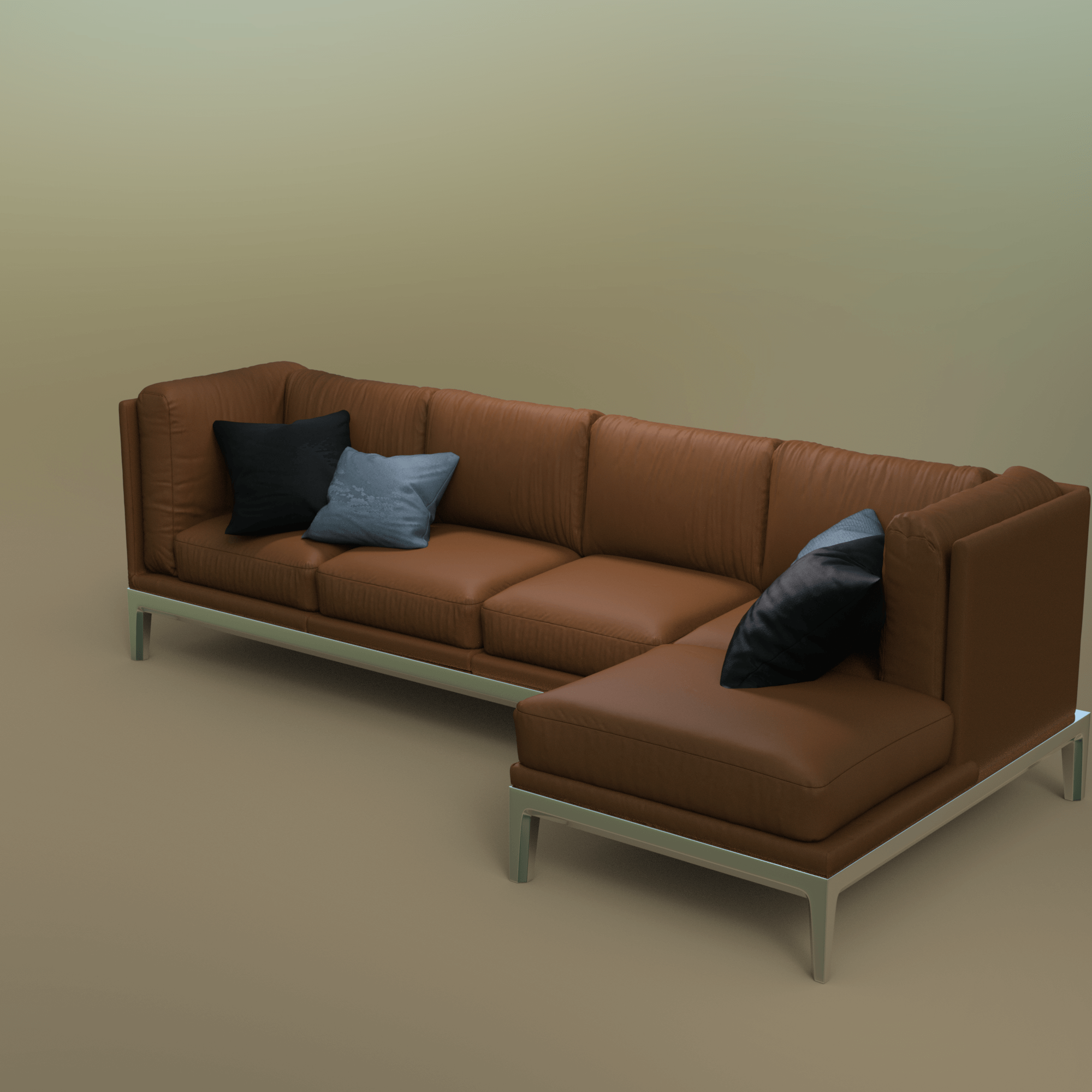 Master sofa 9 3D Render, Digital Art by AQ3D