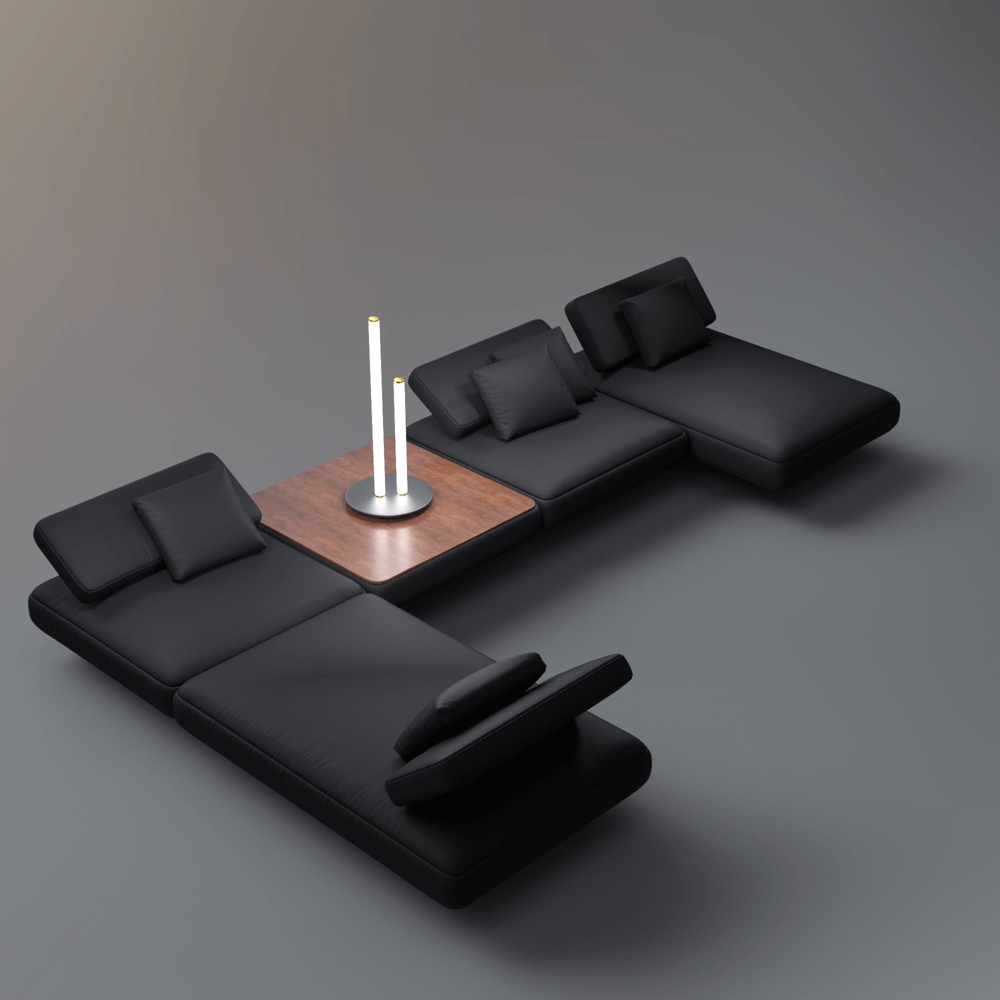 Master Sofa 93 3D Render, Digital Art by AQ3D