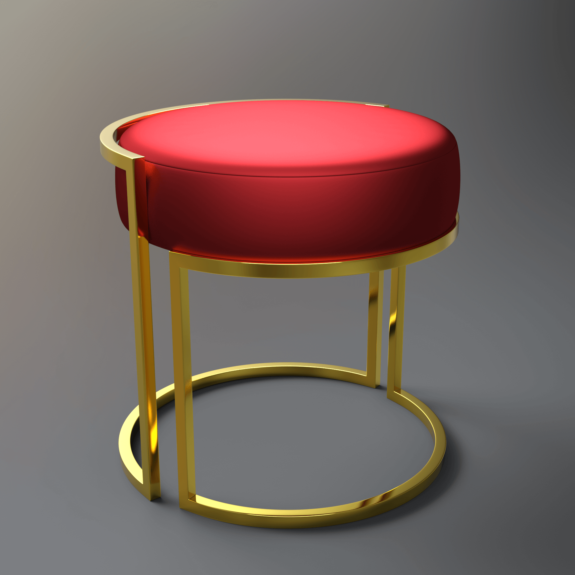 Master Stool 13 3D Render, Digital Art by AQ3D