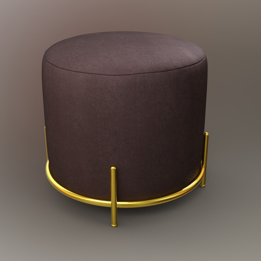 Master Stool 16 3D Render, Digital Art by AQ3D