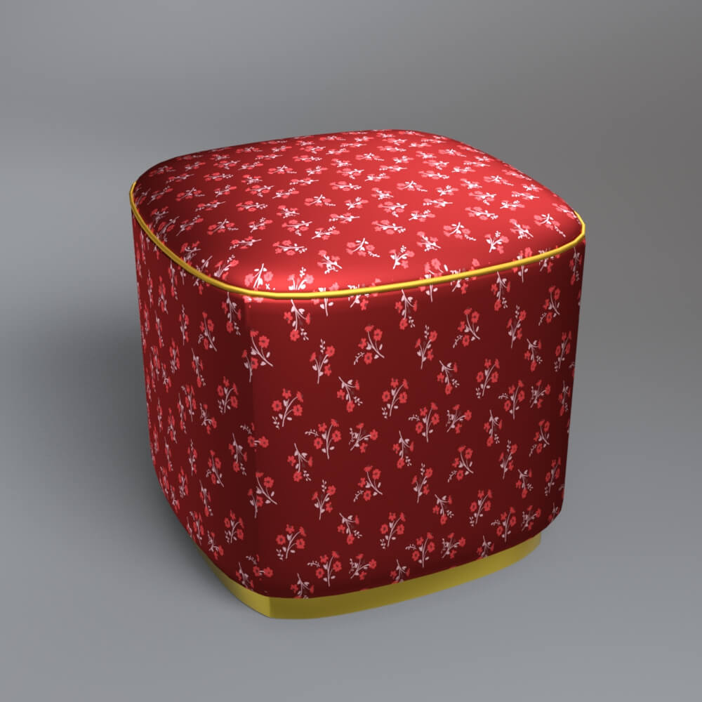 Master Stool 28 3D Render, Digital Art by AQ3D