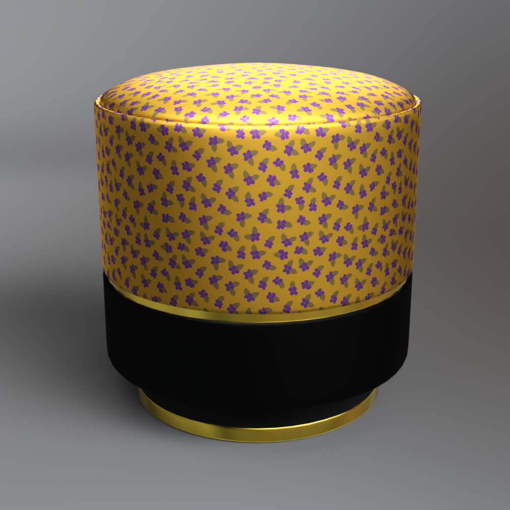 Master Stool 33 3D Render, Digital Art by AQ3D