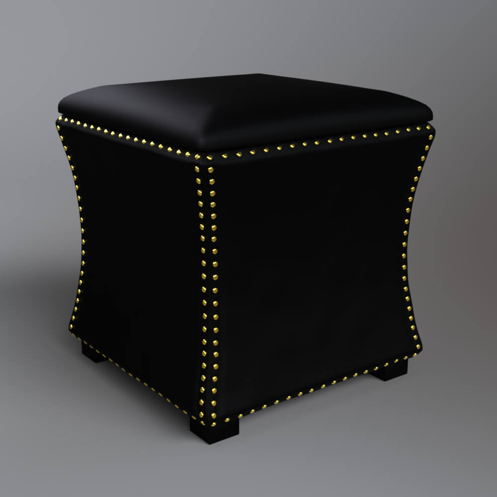 Master Stool 42 3D Render, Digital Art by AQ3D