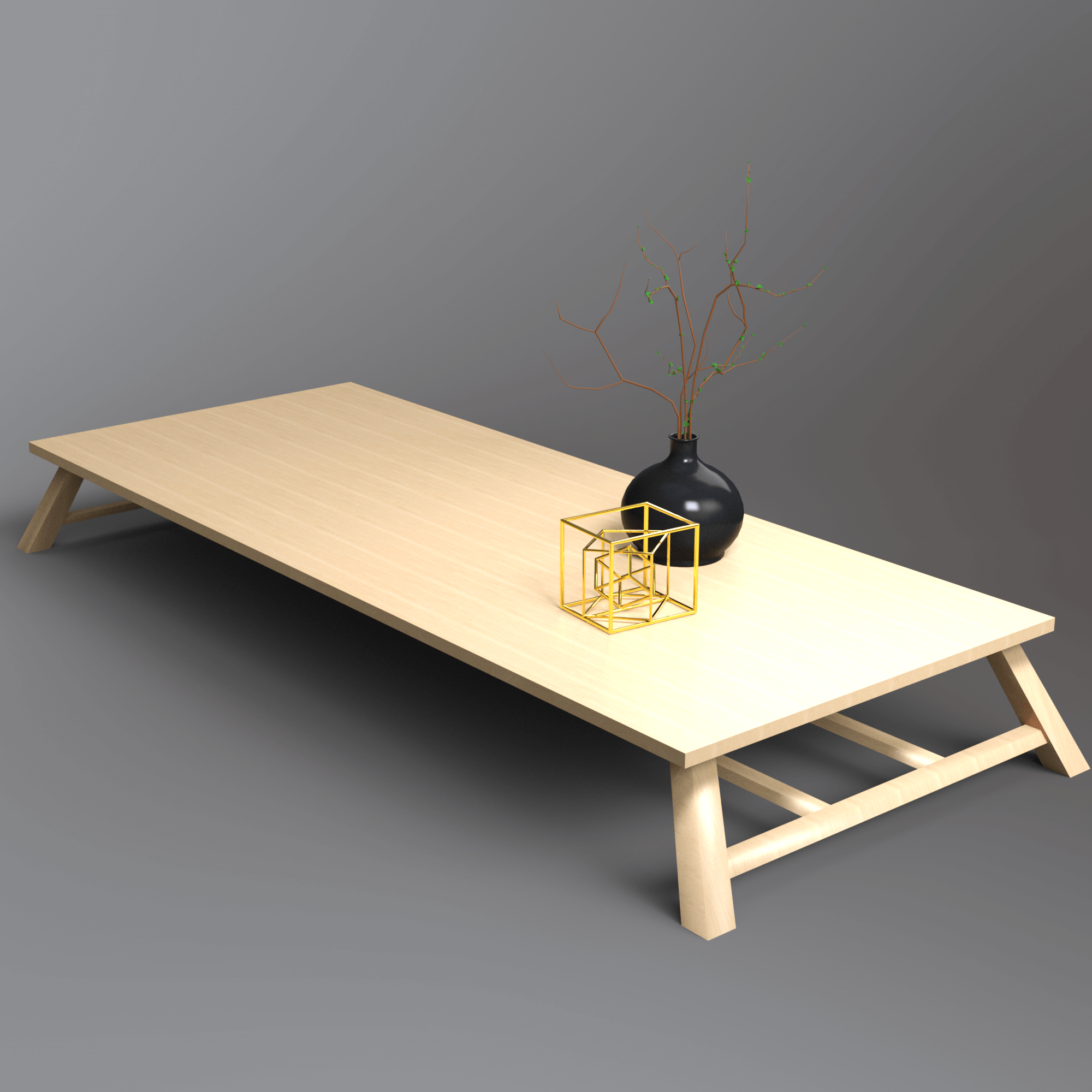 Master Table 3D Render | RenderHub Gallery