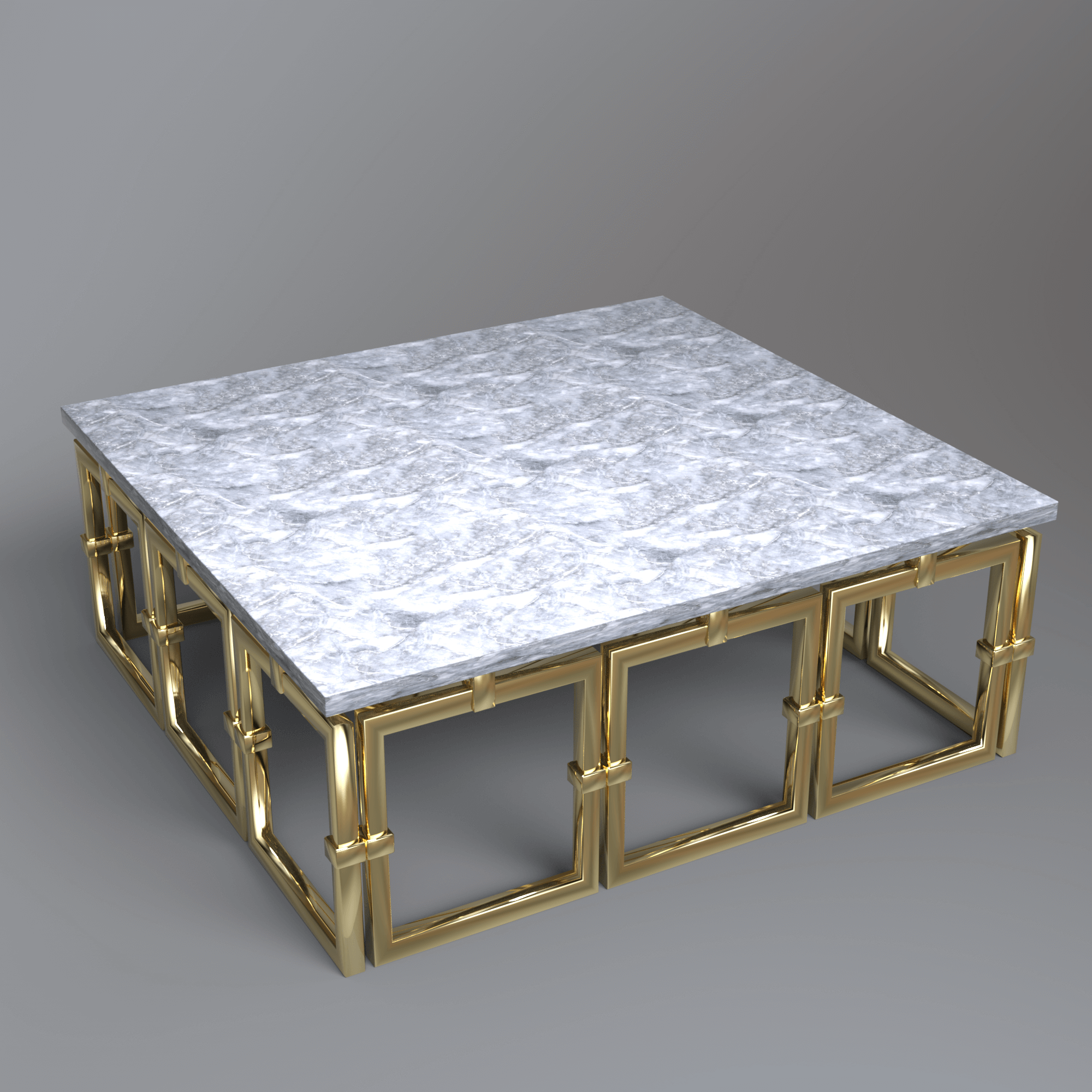 Master Tea Table 3D Render, Digital Art by AQ3D