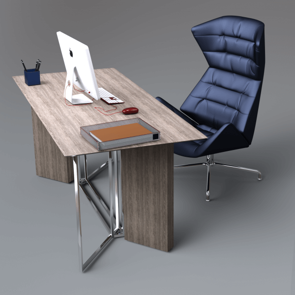 Office Work Table 2 3D Render | RenderHub Gallery
