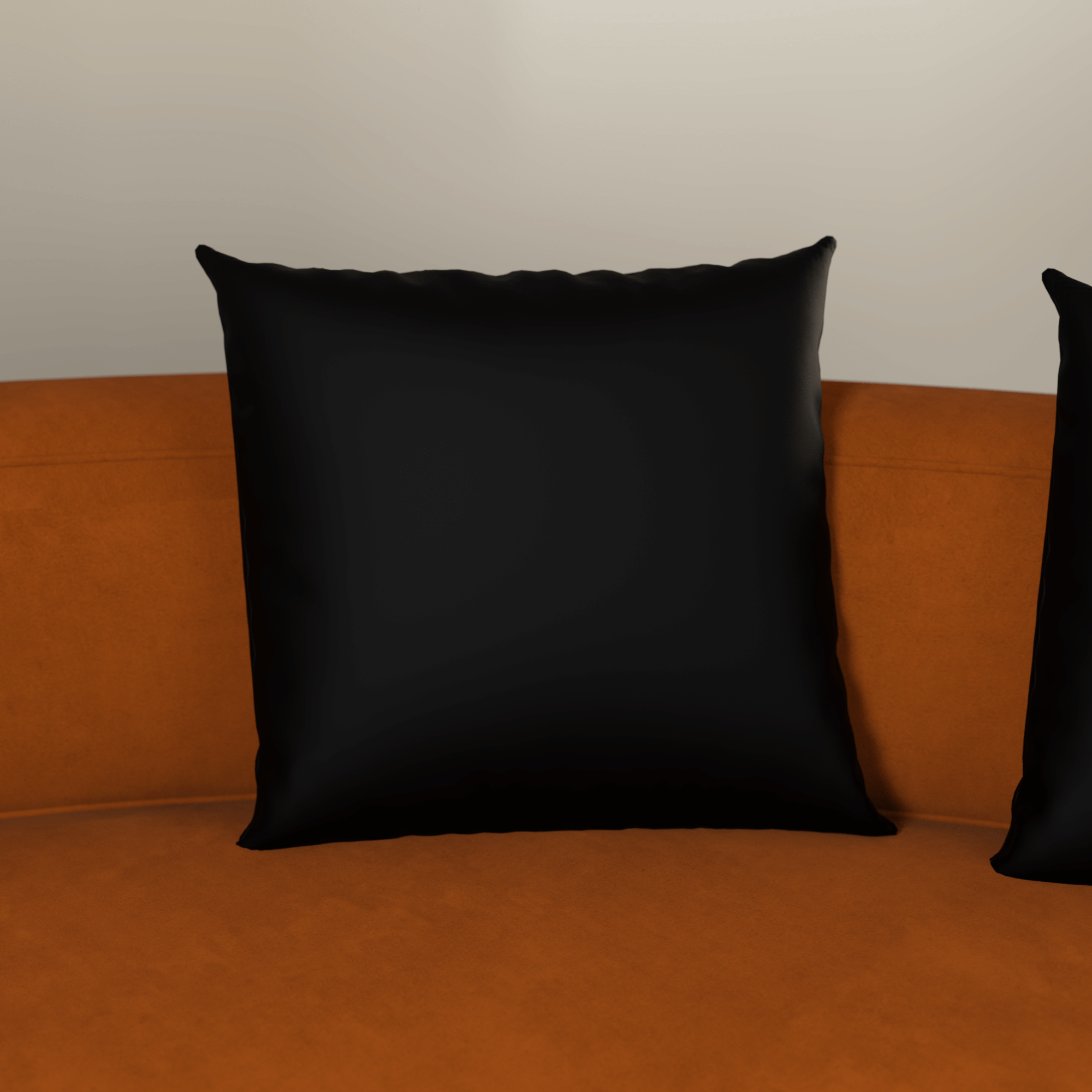 Round Sofa and Stool 3D Render, Digital Art by AQ3D
