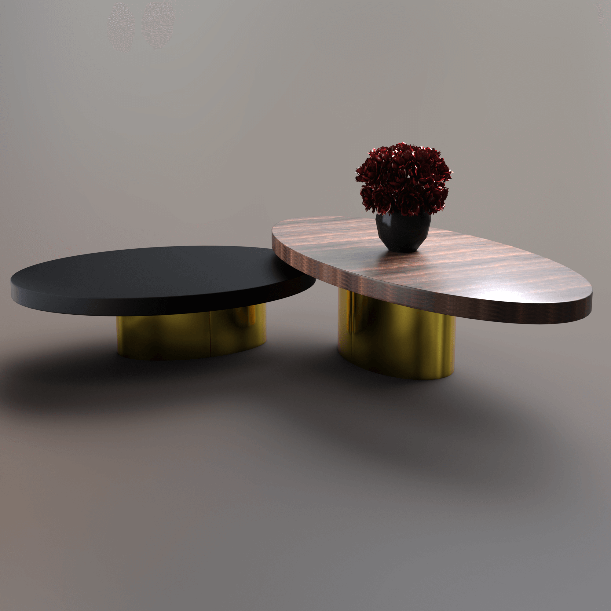Unique Table 3D Render, Digital Art by AQ3D