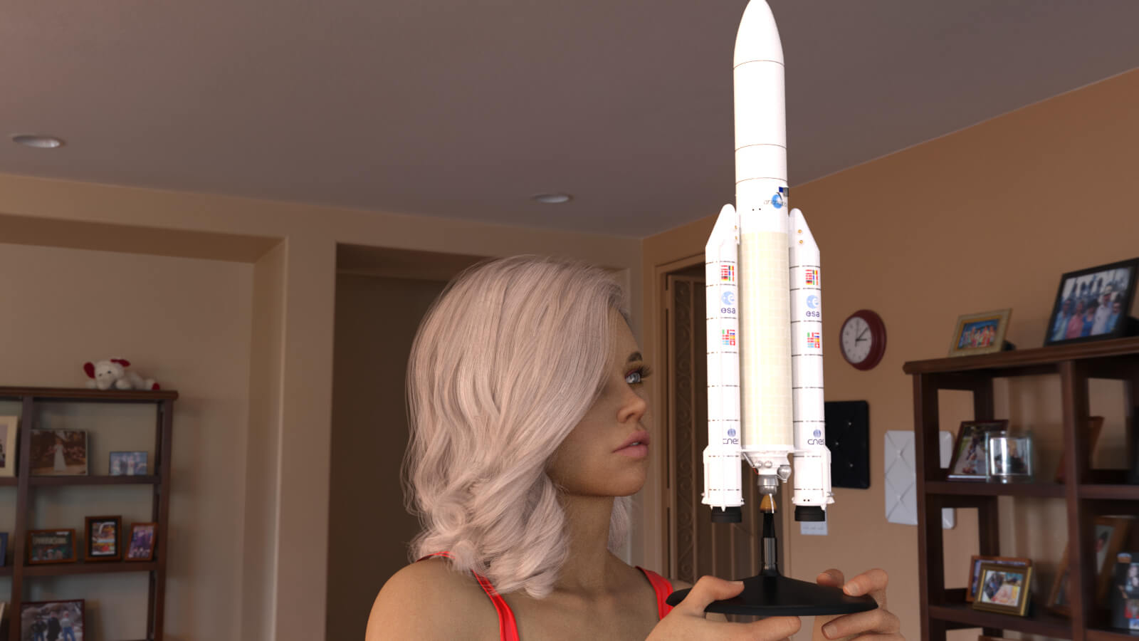 Ariane 5 Rocket - Daz Content by Aqua3D