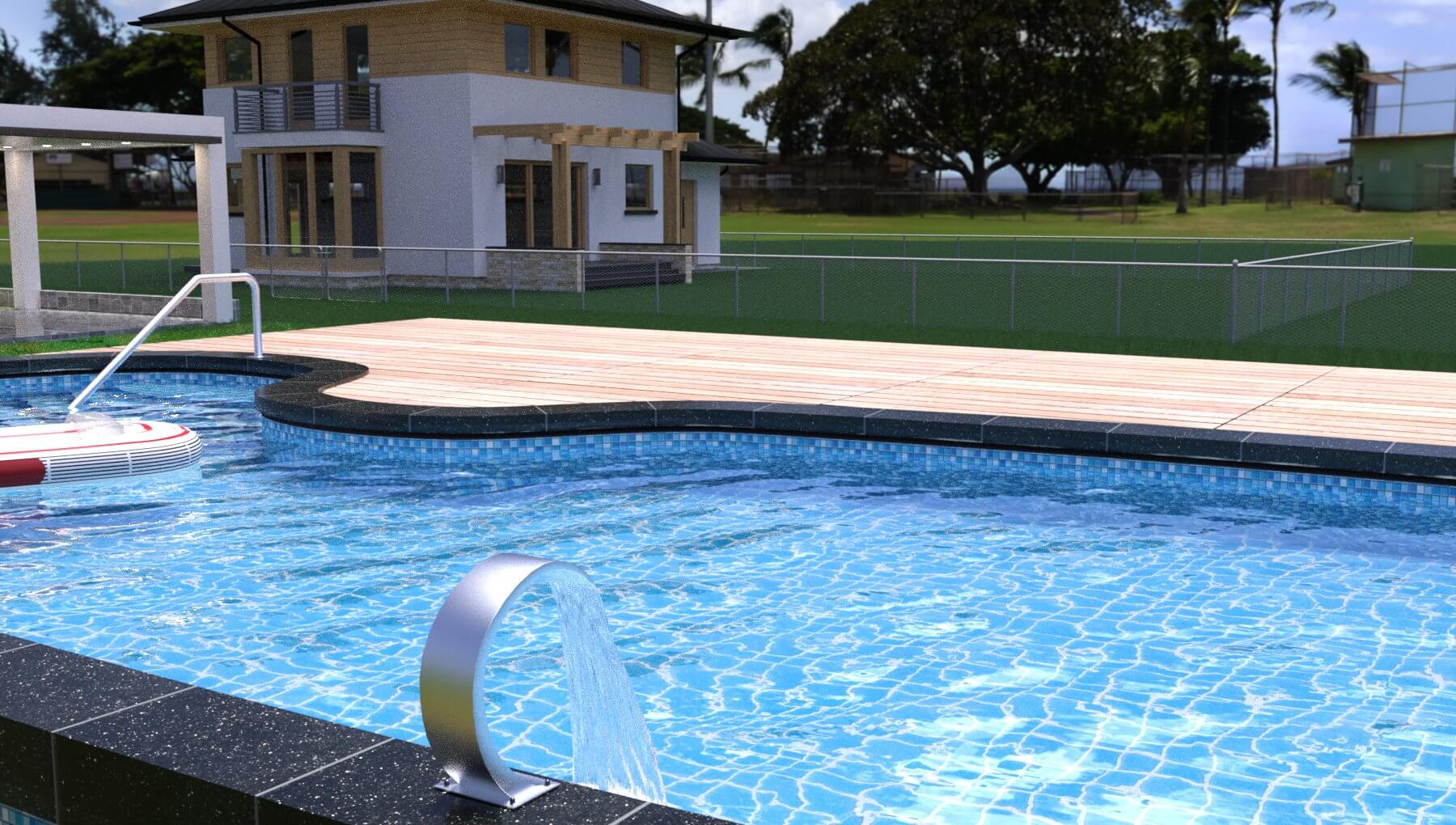 Backyard Pool - Daz Content by Aqua3D