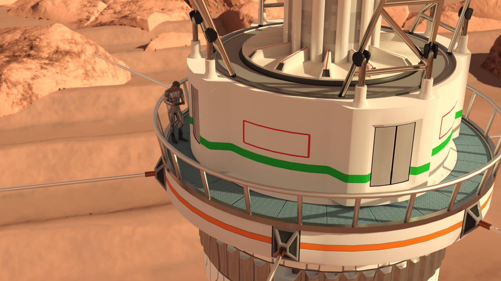 Deepspace Outpost - Daz Content by Aqua3D