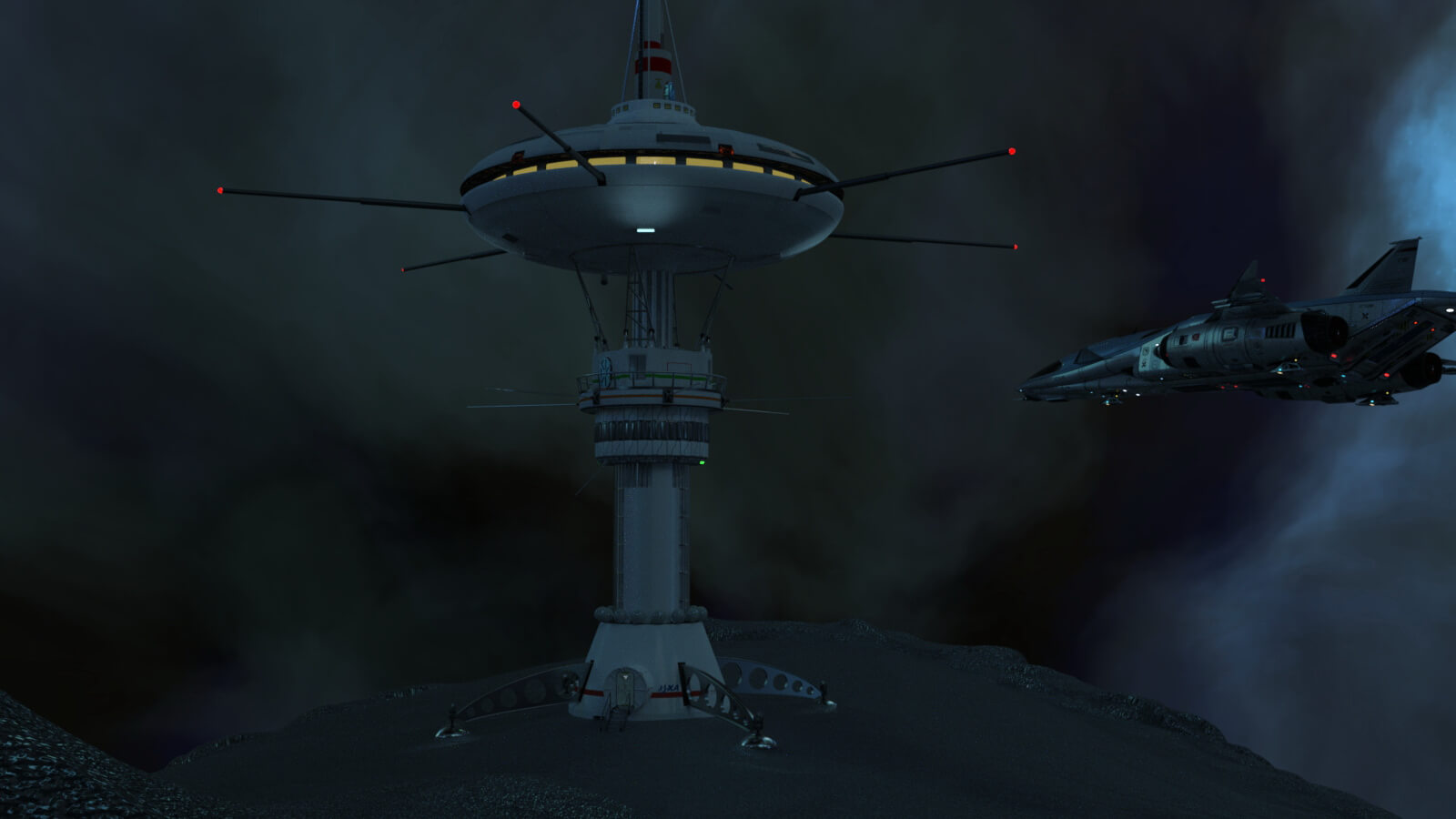 Deepspace Outpost - Daz Content by Aqua3D