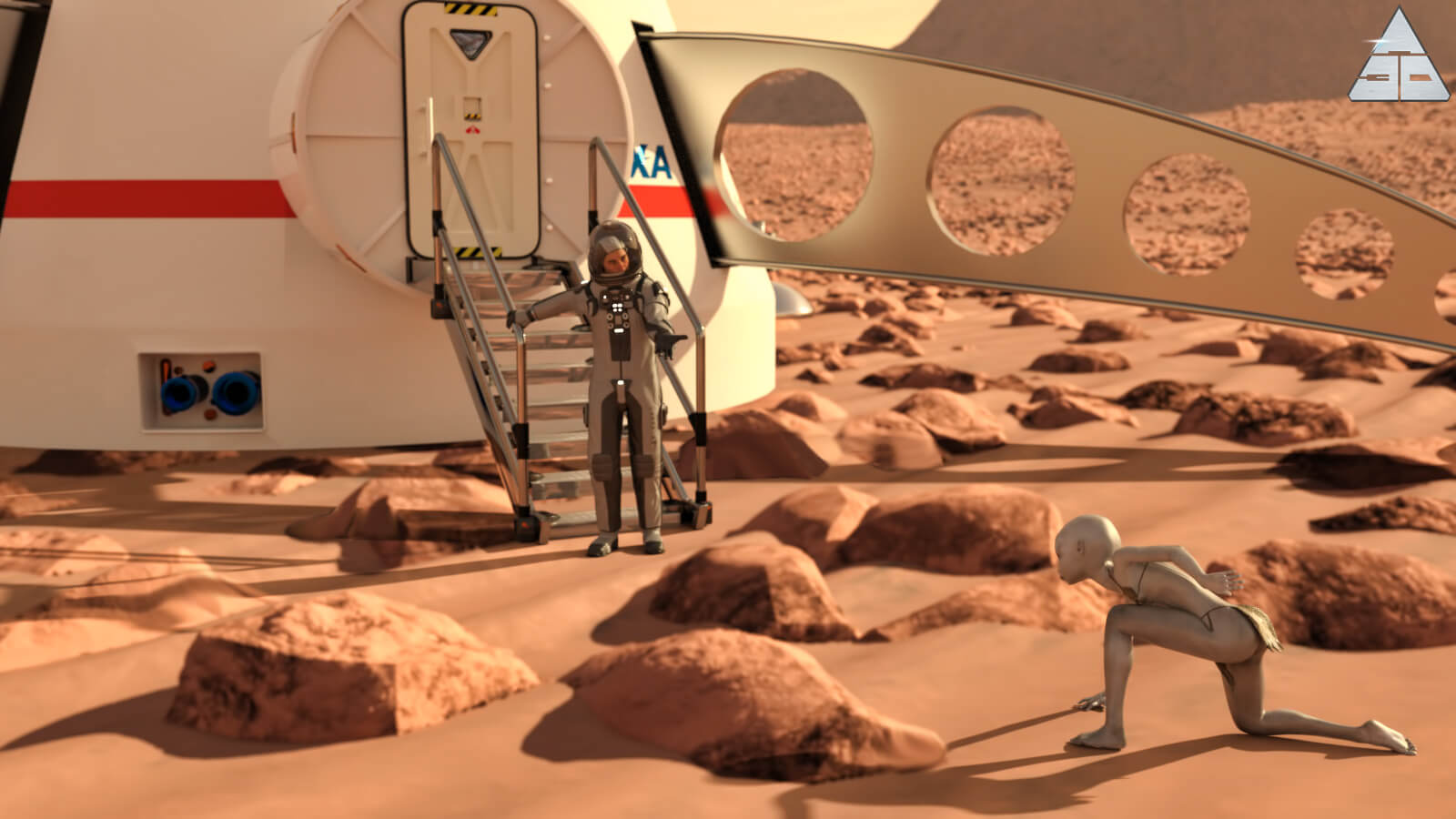 Deepspace Outpost - Daz Content by Aqua3D