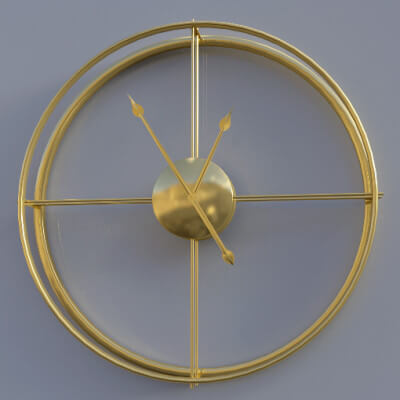 Elegant Wall Clock - Daz Content by Aqua3D