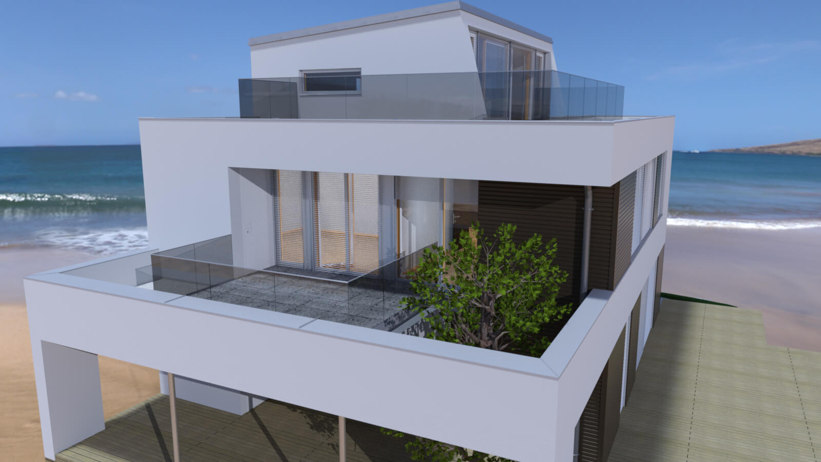 Genboeck House - Three-Story Luxurious House Daz Content by Aqua3D