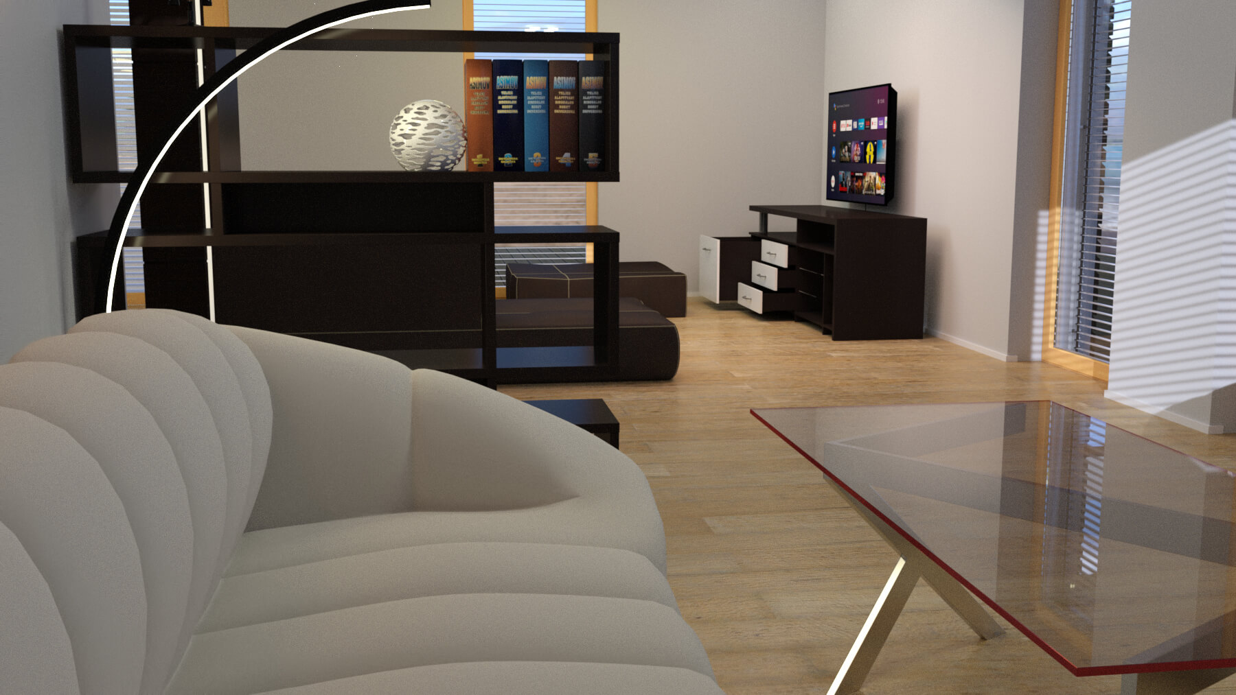 Reader and Coffee Nook in The Genboeck House - Daz Content by Aqua3D