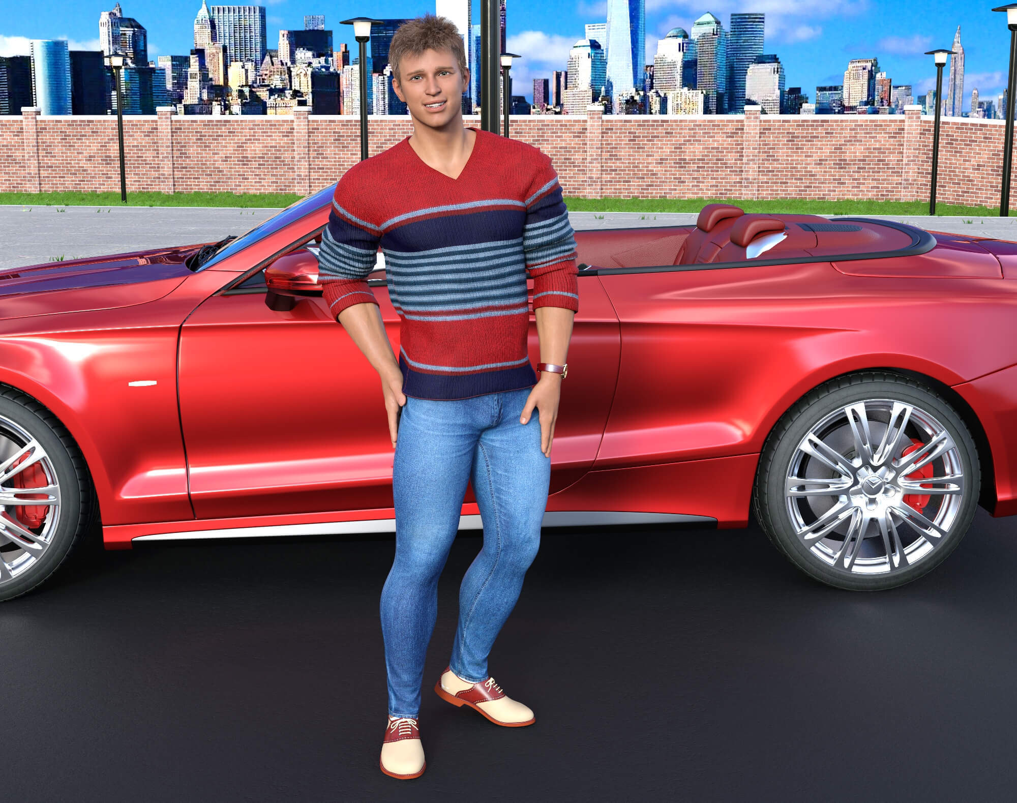 Carson Taylor 3D Render | RenderHub Gallery