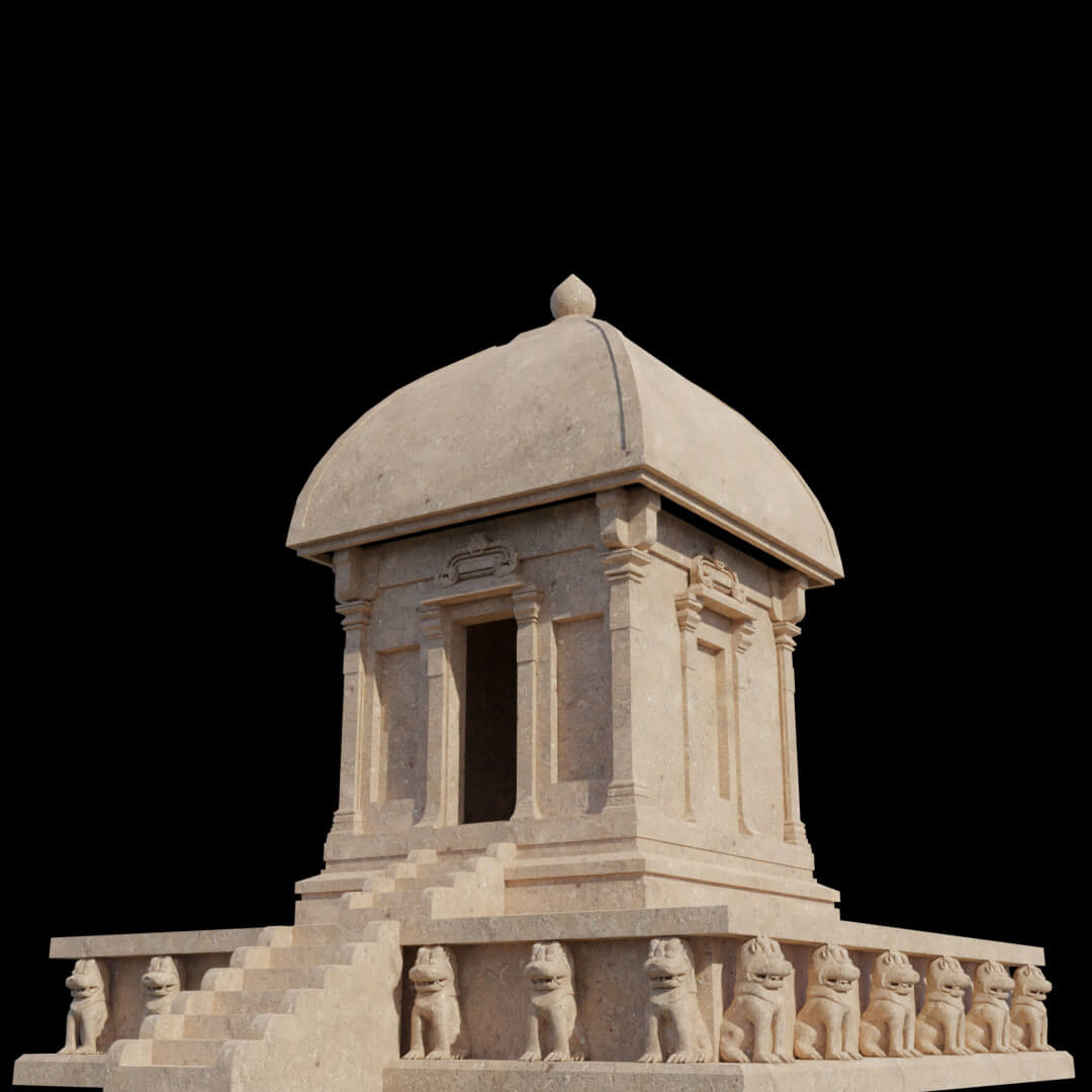 Ancient Temple-Type-1 3D Model by arangan