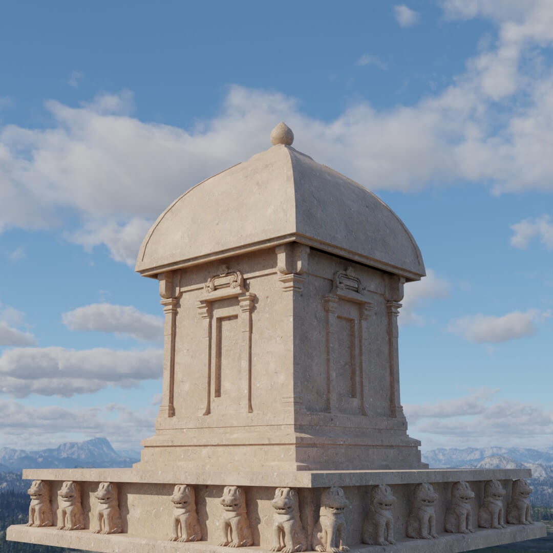 Ancient Temple-Type-1 3D Model by arangan