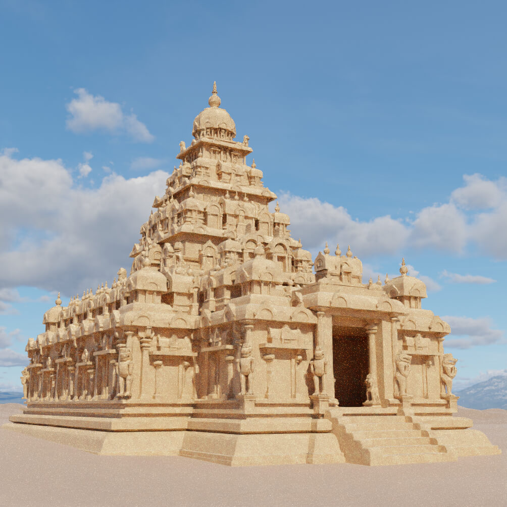 Seashore Temple Prime - 3D Model by arangan