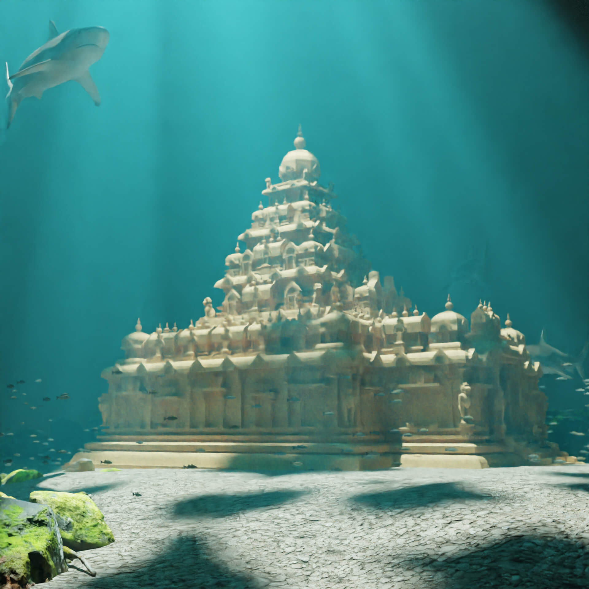 Seashore Temple Prime - 3D Model by arangan