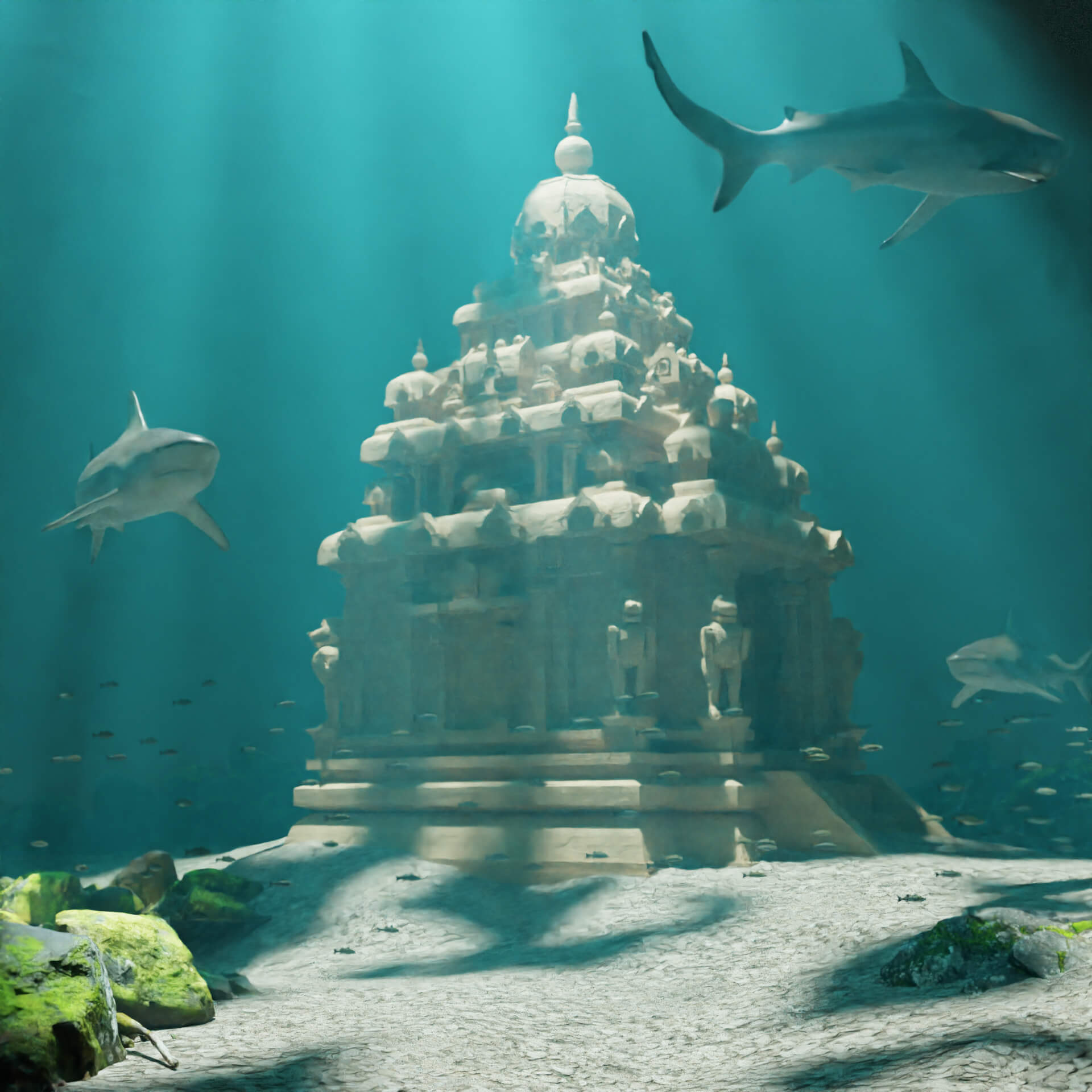 Seashore Temple Small - 3D Model by arangan