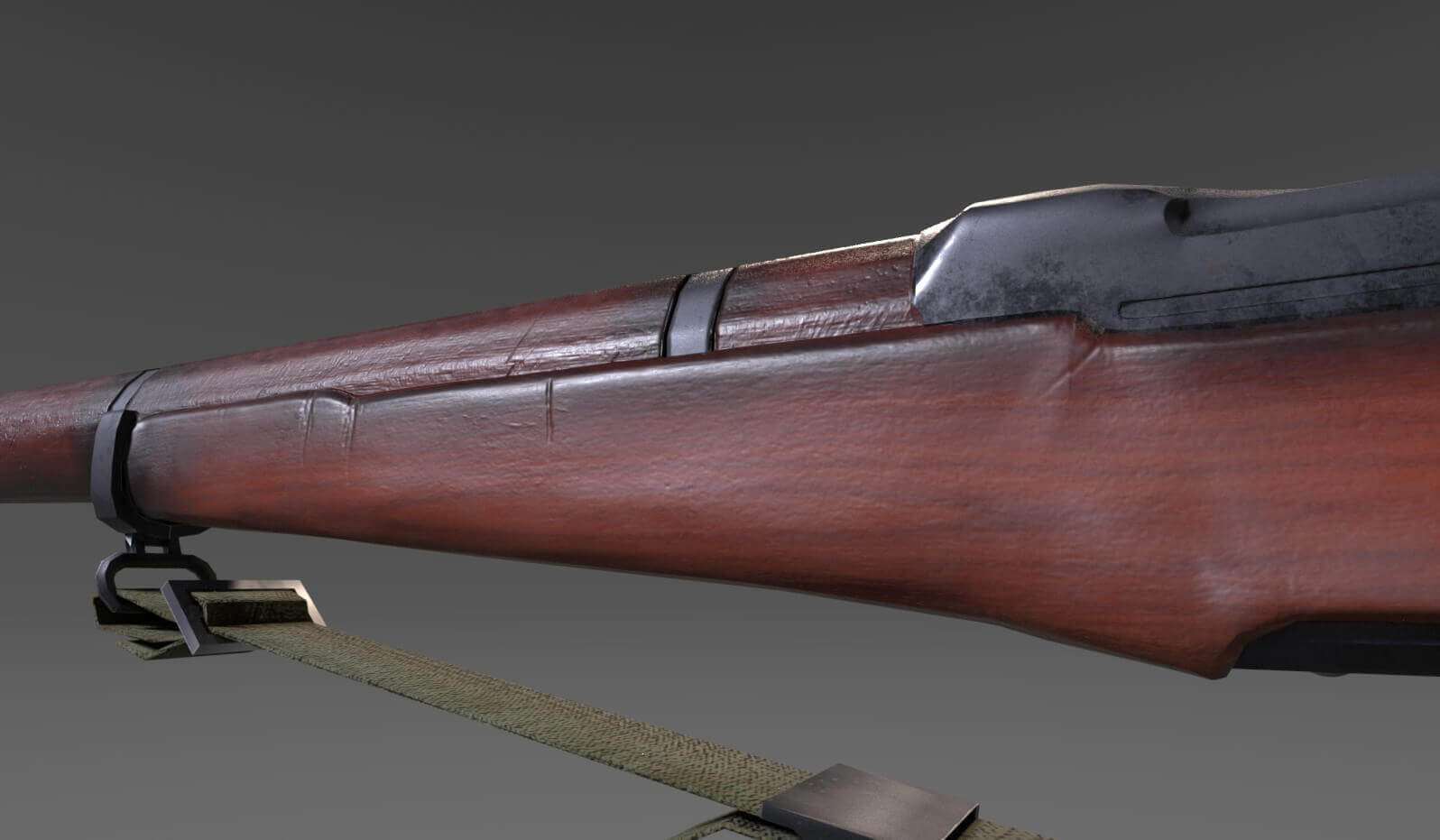 M1 Garand Rifle - 3D Model by Arcaisa