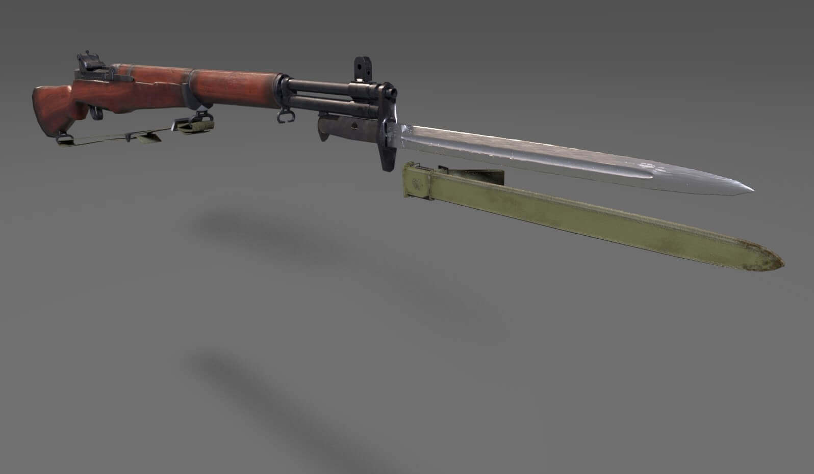 M1 Garand Rifle - 3D Model by Arcaisa